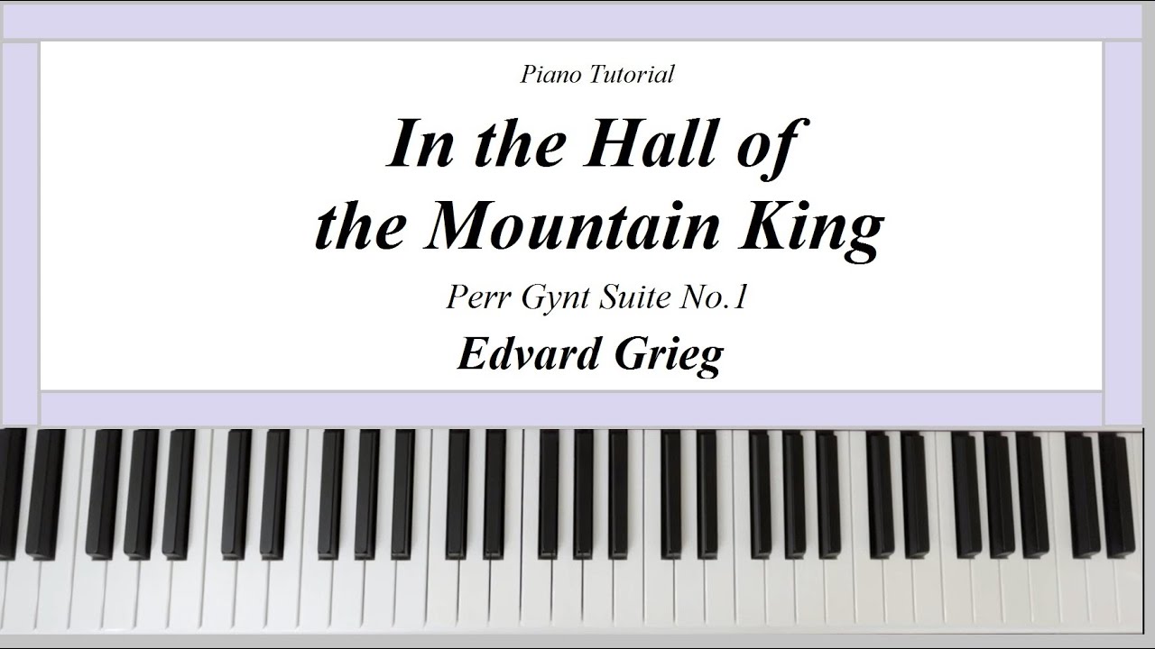 Edvard Grieg - In the Hall of the Mountain King - Piano Sheet music ...