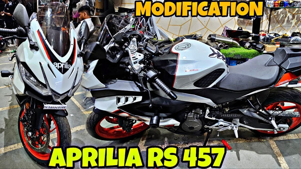 APRILIA RS 457 Needful Modification | Crash safe | Frame Slider ...