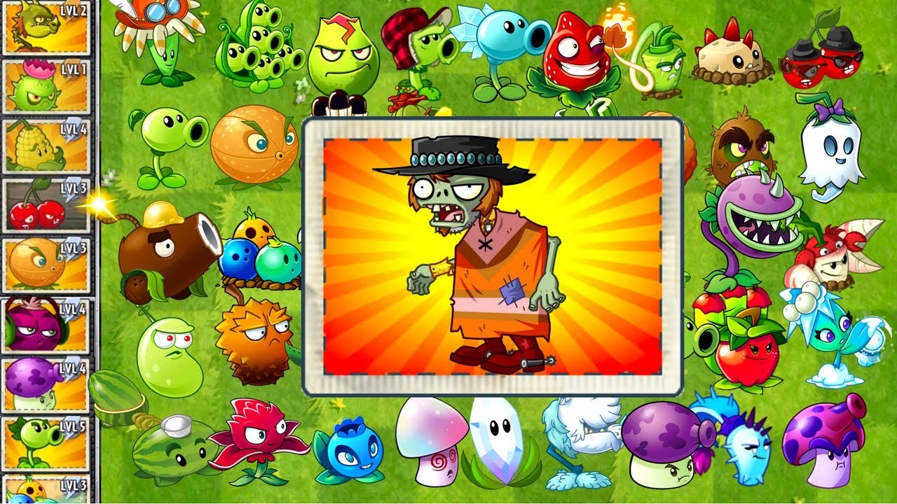 Plants vs Zombies 2 How to Defeat Poncho Zombie - Every New Premium ...
