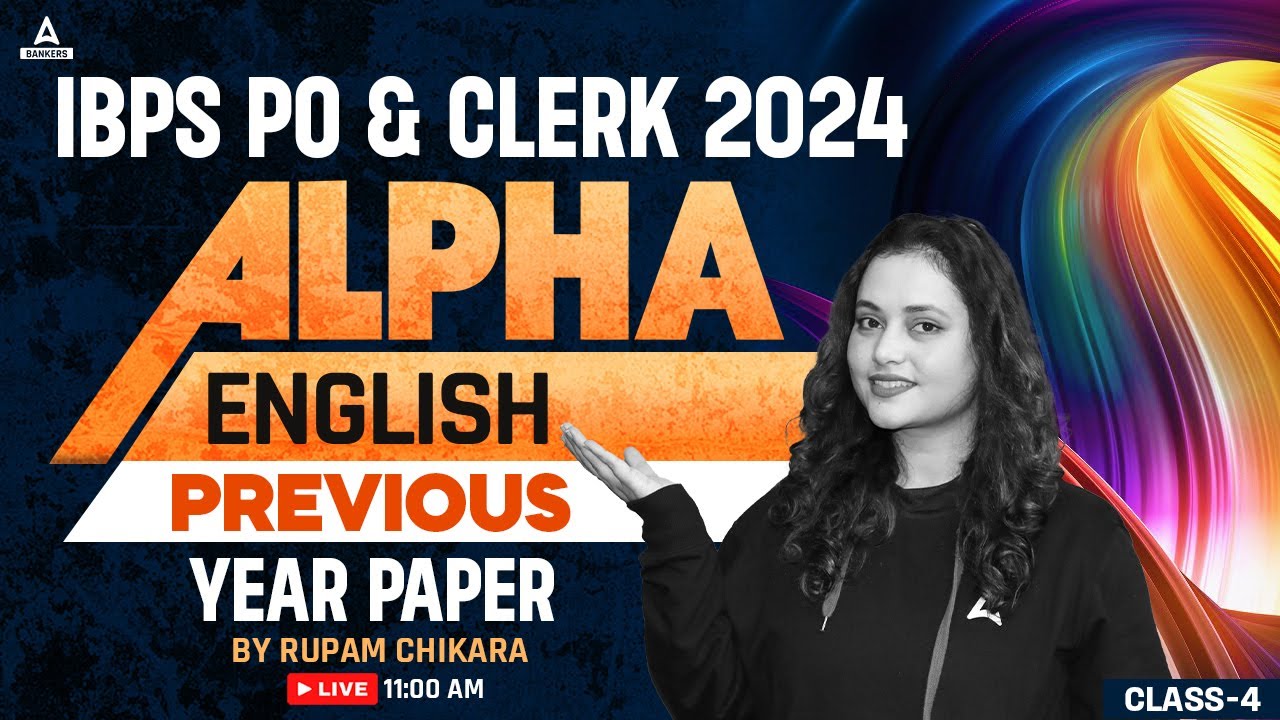 English Previous Year Question Paper #4 | IBPS PO & Clerk English ...