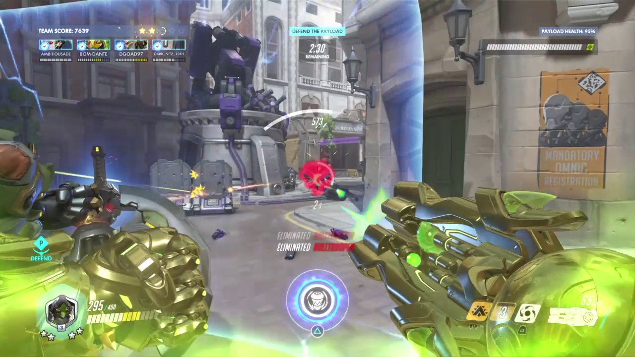 Overwatch playing uprising all heroes on legendary as orisa .. - YouTube