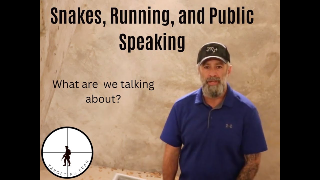 Snakes, Running, & Public Speaking - YouTube