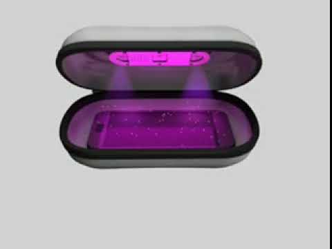 personal UV Sanitizer case - YouTube
