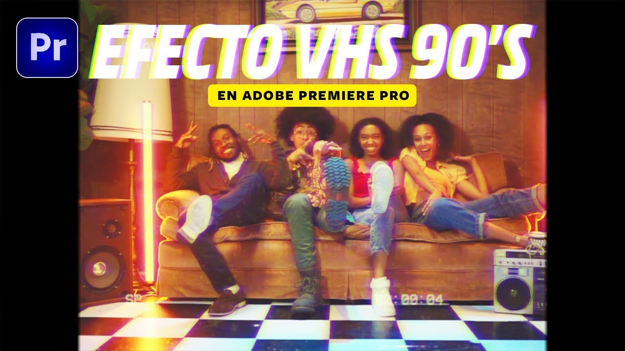 Cómo Hacer el Efecto Retro VHS de los 90'📼 | Tutorial de Adobe Premiere Pro - YouTube