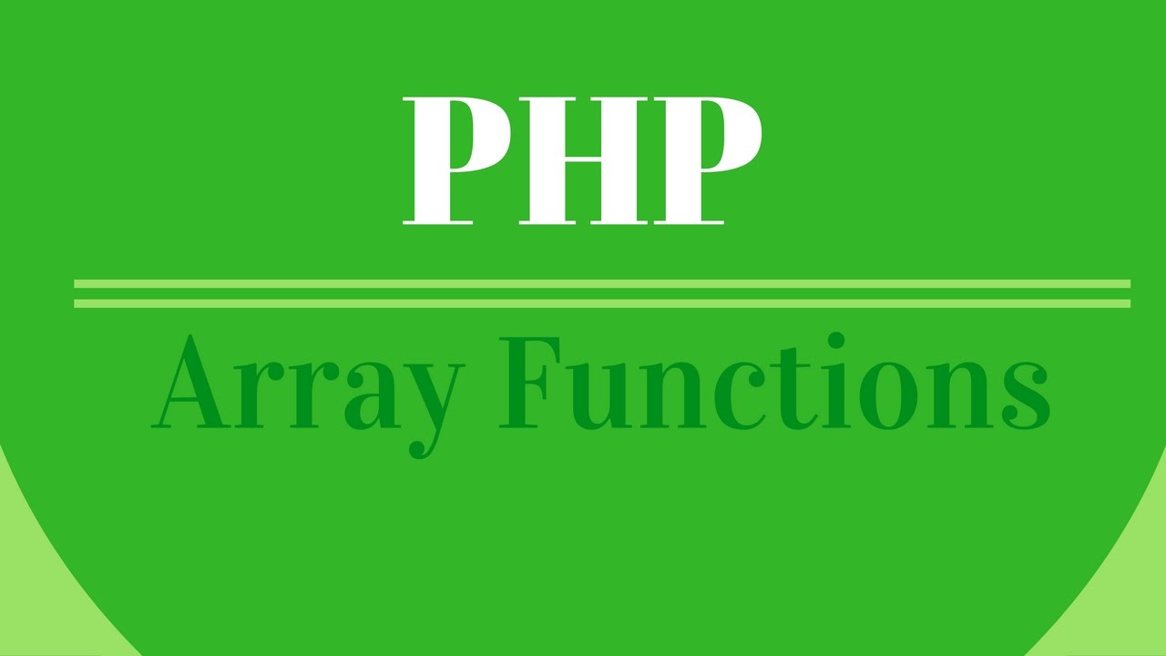 48. array_values() - YouTube