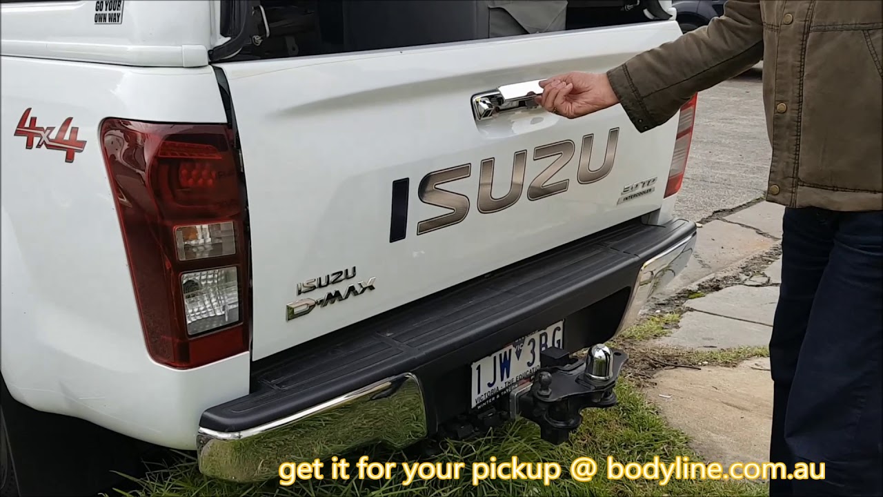 ProLift ISUZU D-MAX Tailgate Assist by Bodyline - YouTube