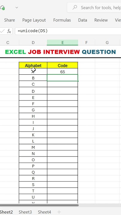Excel Tips: Crack any Excel Job Interview with this top Question! #exceltips #exceltutorial # ...