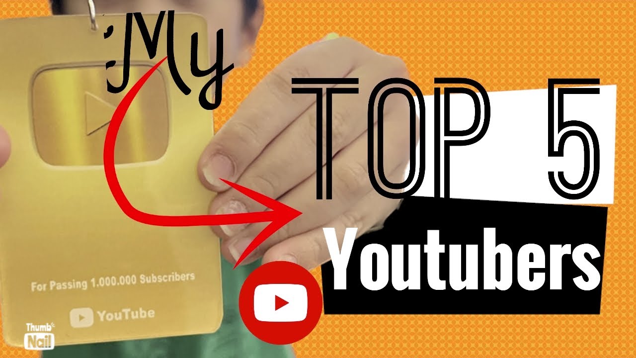 Top 5 Youtubers 2023.. that inspires me - YouTube