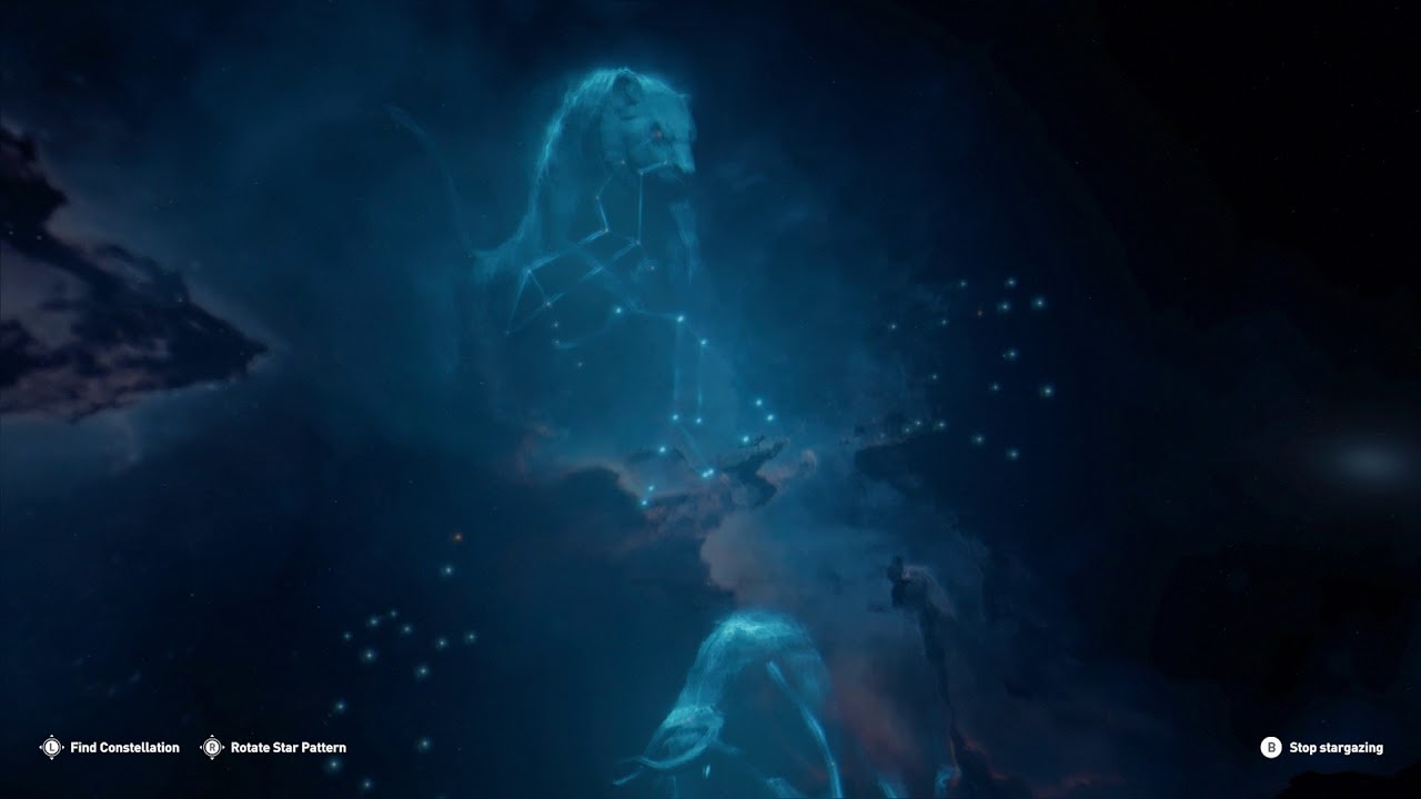 Assassin's Creed Origins Align the Goat Fish Star Constellation - YouTube