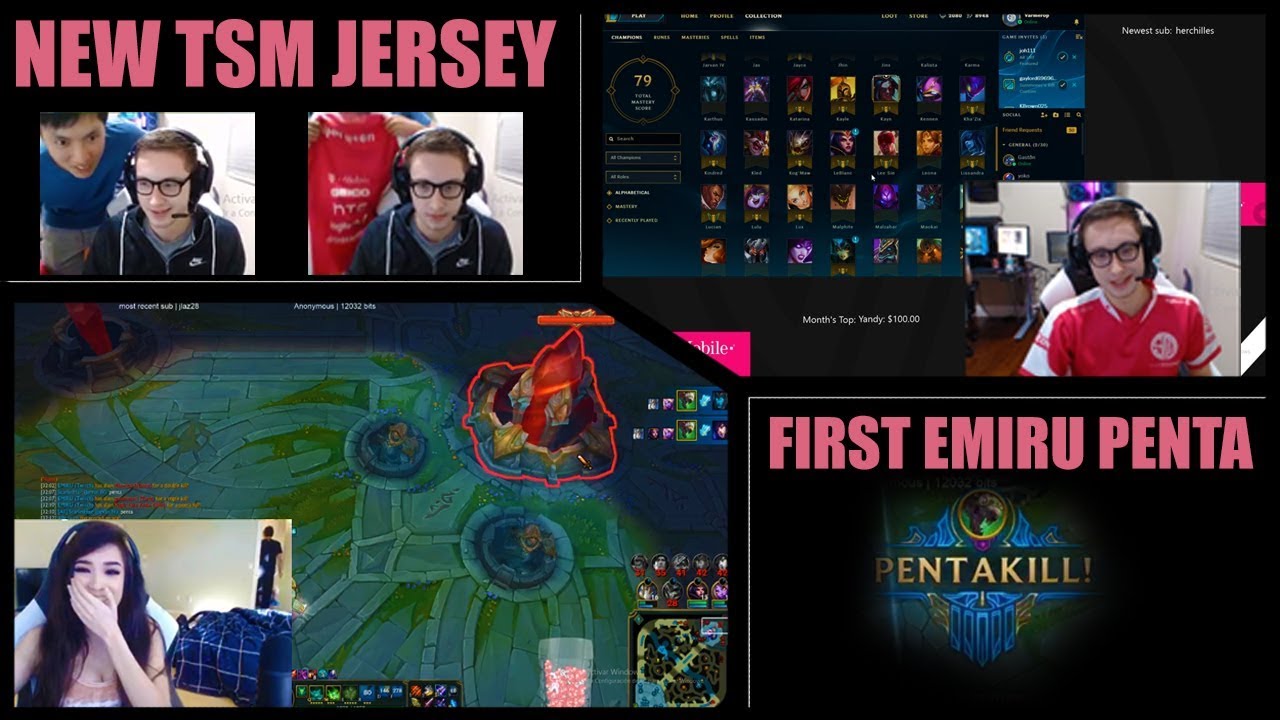 New TSM Jersey LEAKED! | Bjergsen: "Pokimane is CUTE AF" | Emiru | Best ...