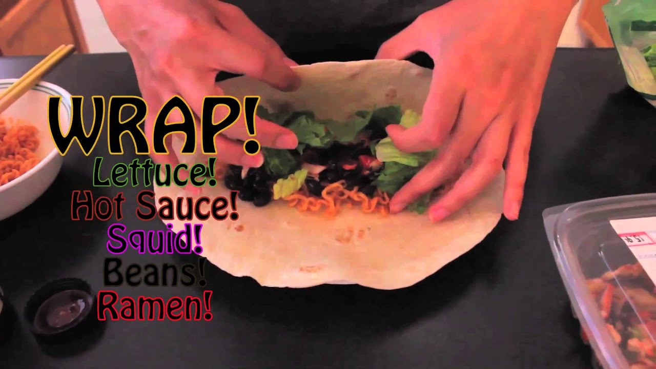 How to make a Ramen Burrito - YouTube