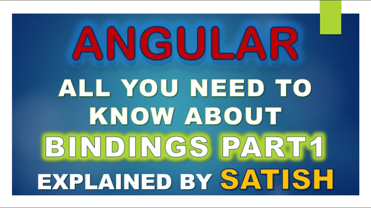 #angular Angular | Data Bindings In Angular | Interpolation, Event ...