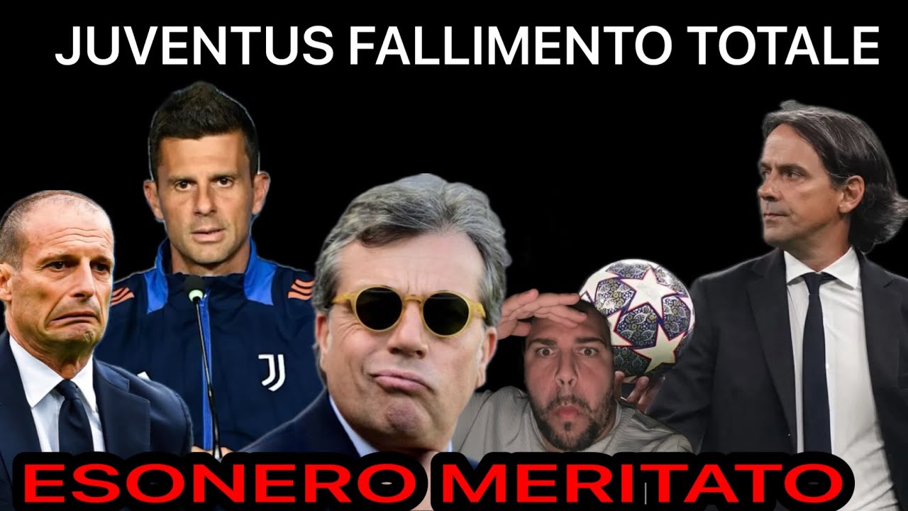 FALLIMENTO TOTALE DALL'ARIA TECNICA A THIAGO MOTTA !! JUVENTUS E MILAN ...
