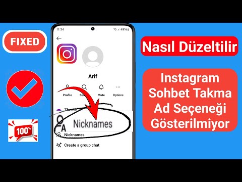 Instagram Sohbet Takma Adı Seçeneğinin Gösterilmemesi Nasıl Düzeltilir