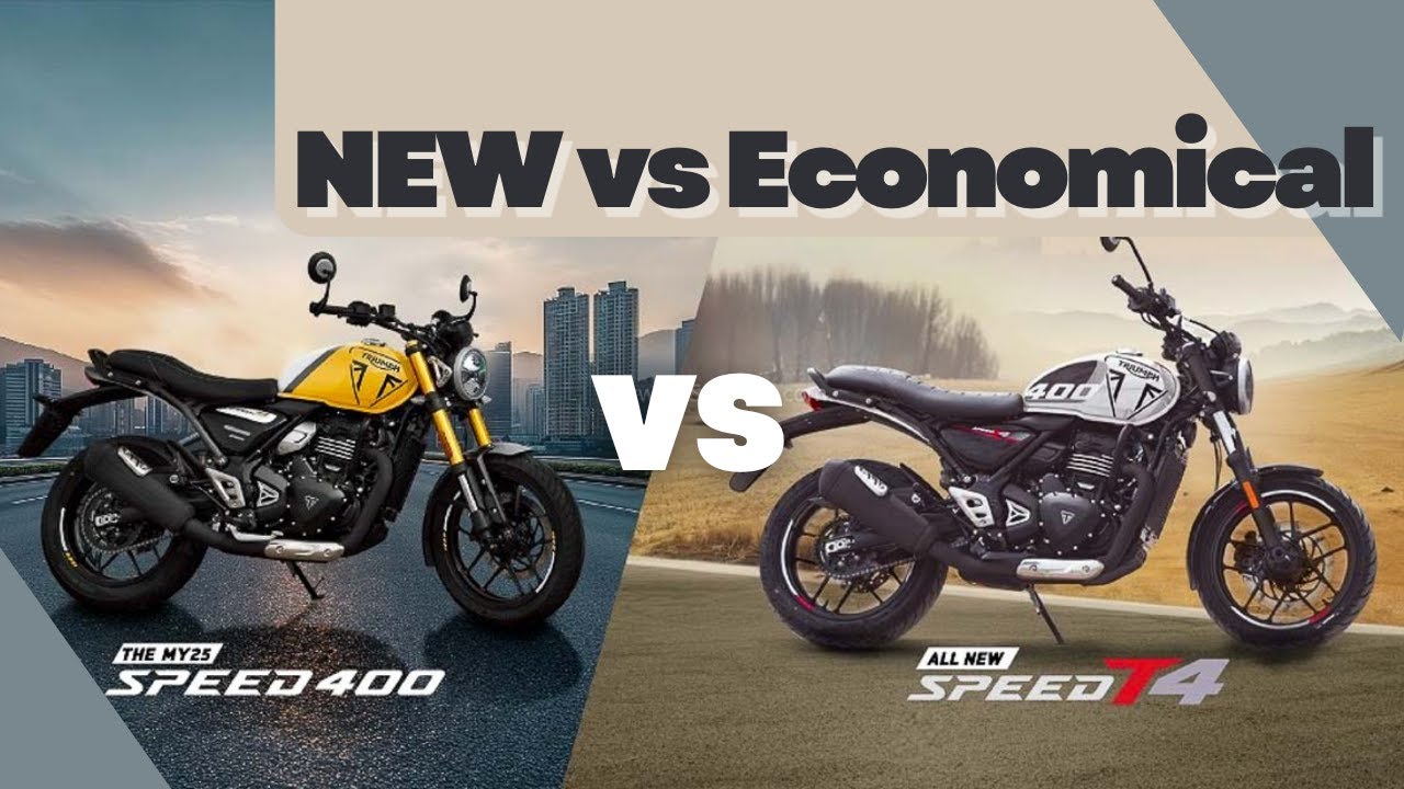 Triumph Speed T4 VS New Speed 400 Comparison | Who should buy ? - YouTube