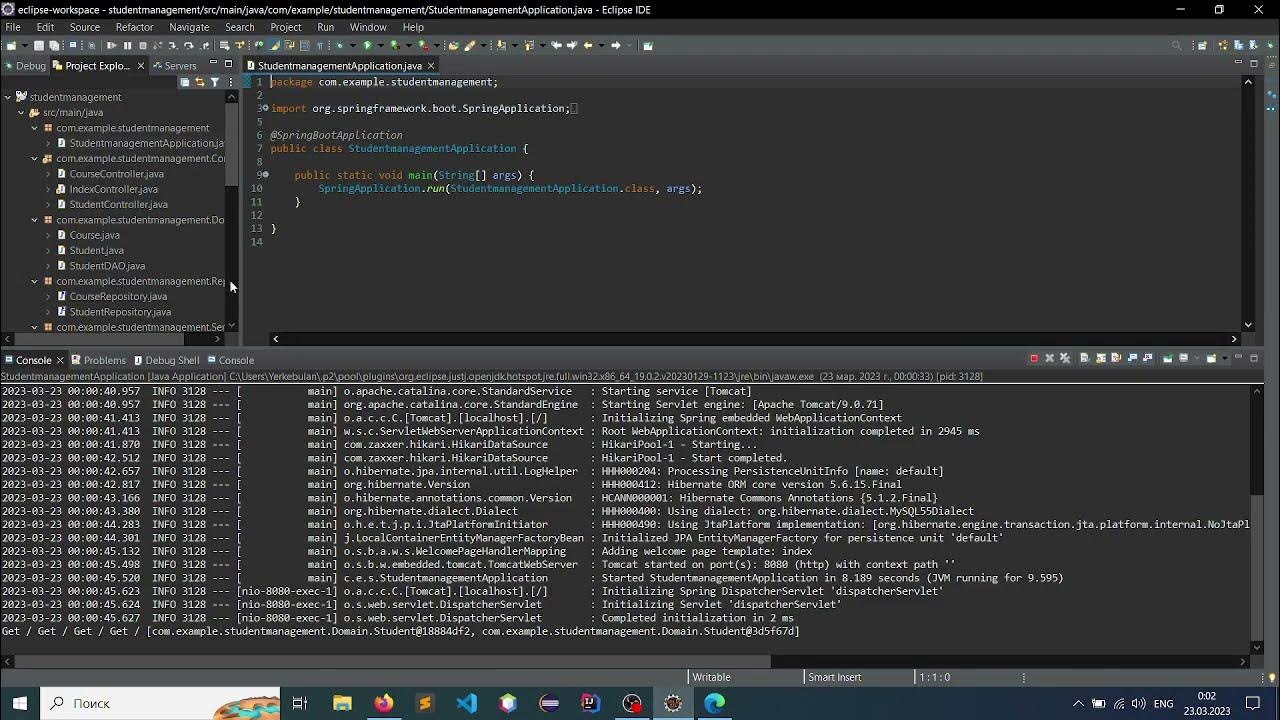 Student Management System - Spring Boot Project - YouTube