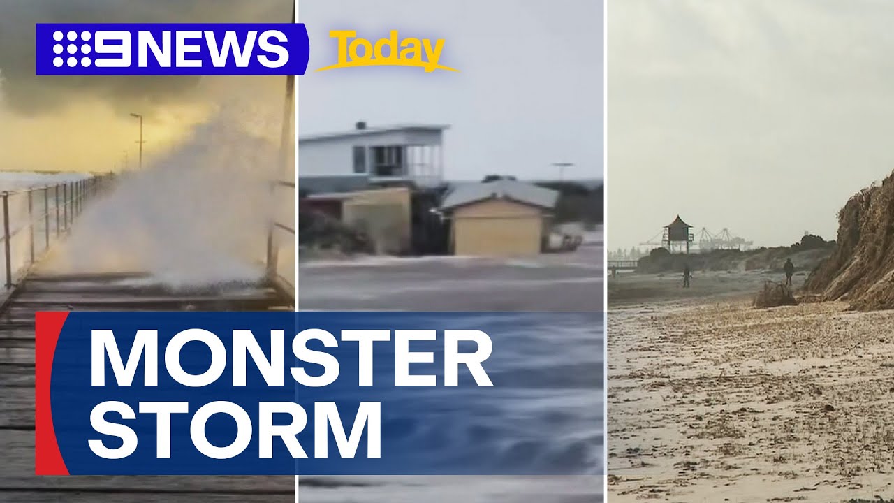 South Australia's 'worst tidal surge in a decade' brings monster storm ...