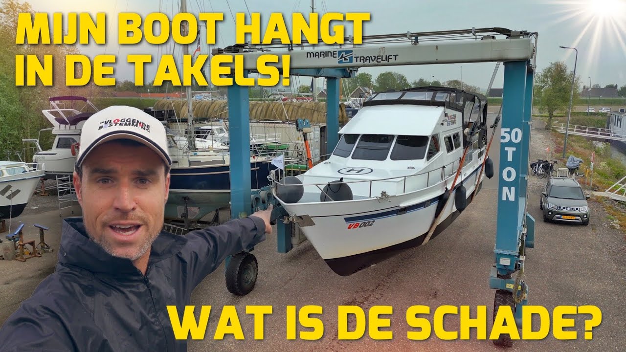 MIJN BOOT HANGT IN DE TAKELS! HOPELIJK VALT DE SCHADE MEE? #174 - YouTube