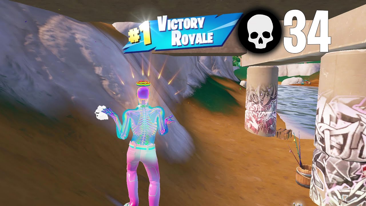 34 Elimination Solo vs Squads Win (Fortnite Chapter 4 Season 2 Gameplay ...
