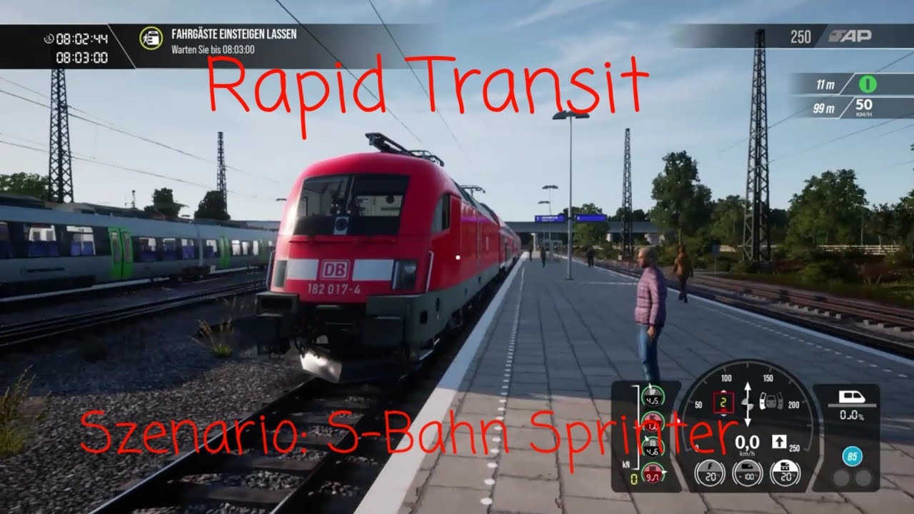 Train Sim World 3 (Gameplay) Rapid Transit Szenario: S-Bahn Sprinter ...
