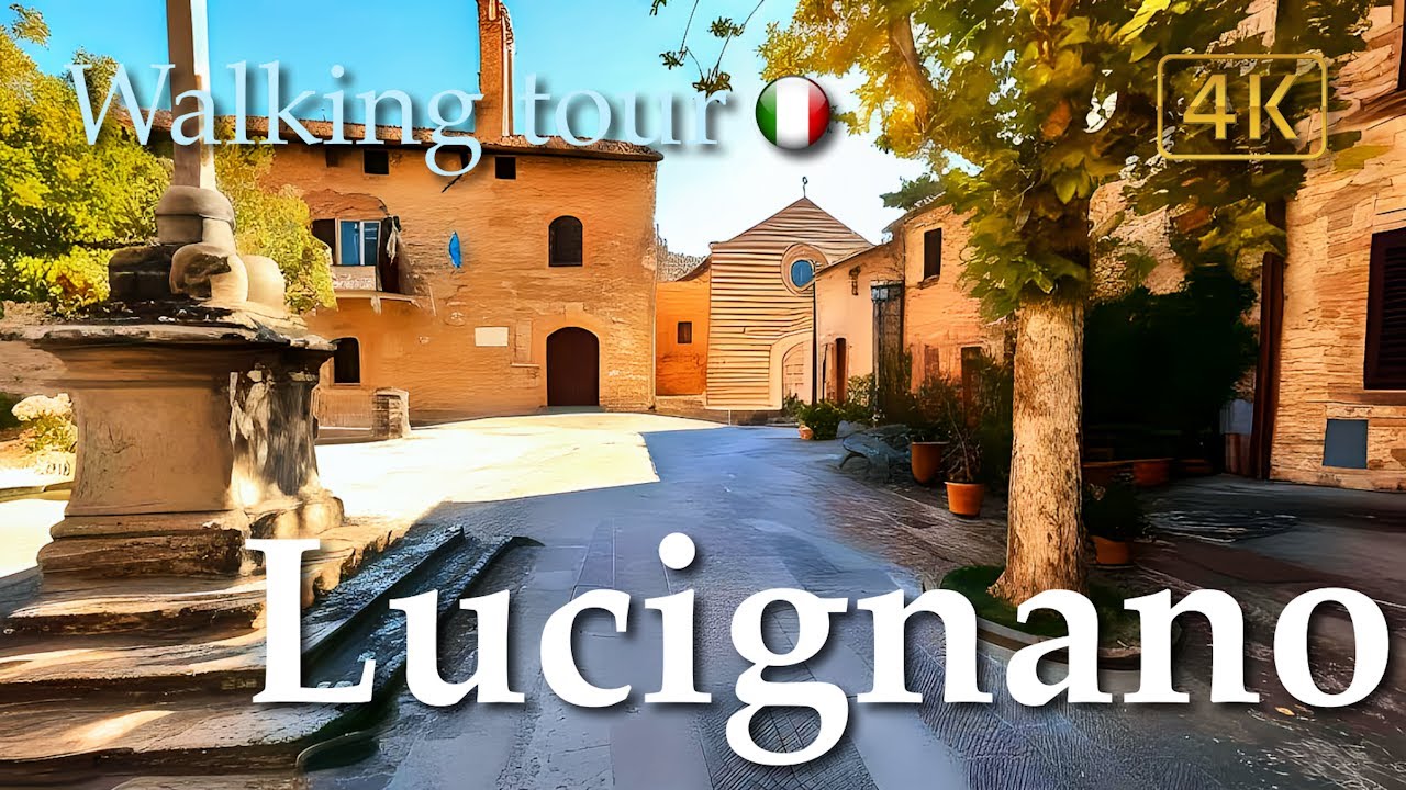 Lucignano (Tuscany), Italy【Walking Tour】History in Subtitles - 4K - YouTube