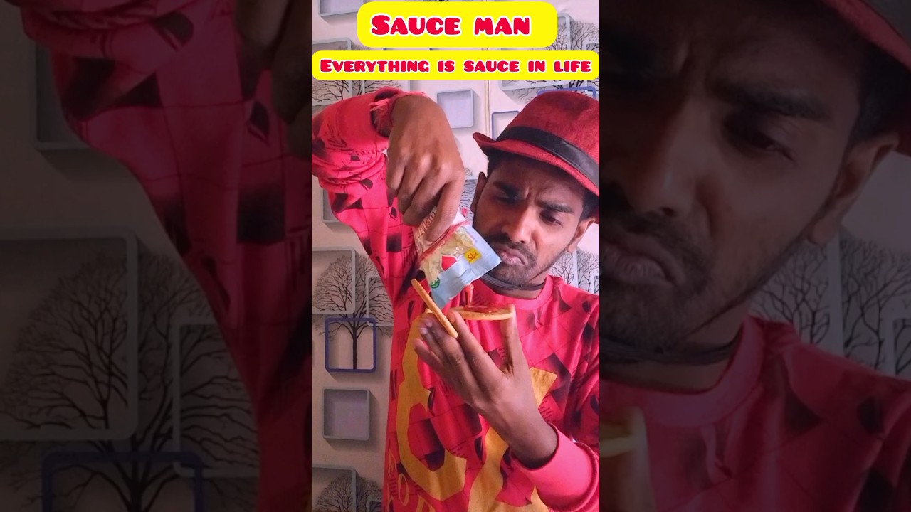 Learn to eat biscuits from the sauce man | sauce man | shorts video # ...