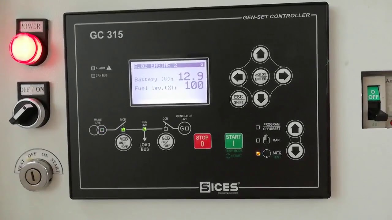 Hướng dẫn vận hành Bộ Điều Khiển Sices GC315 - YouTube