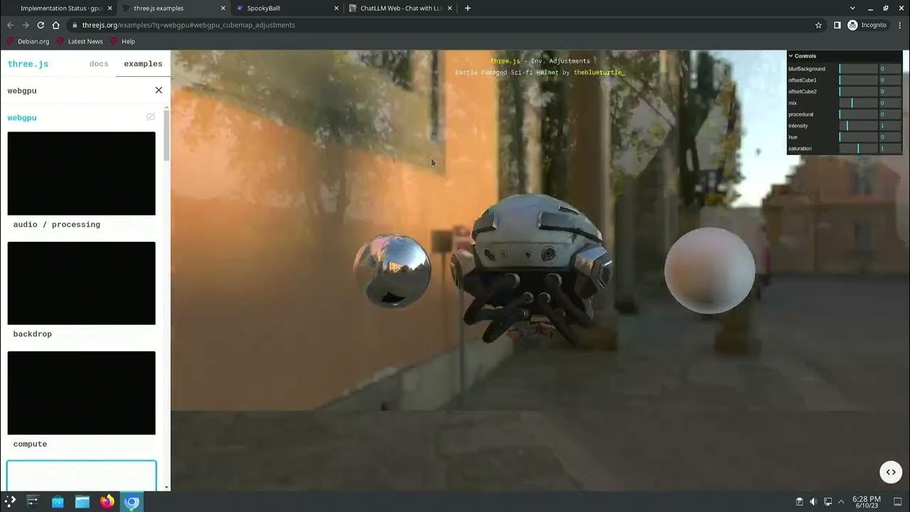 Chromium WebGPU on the Phytium D2000 ARM computer - YouTube