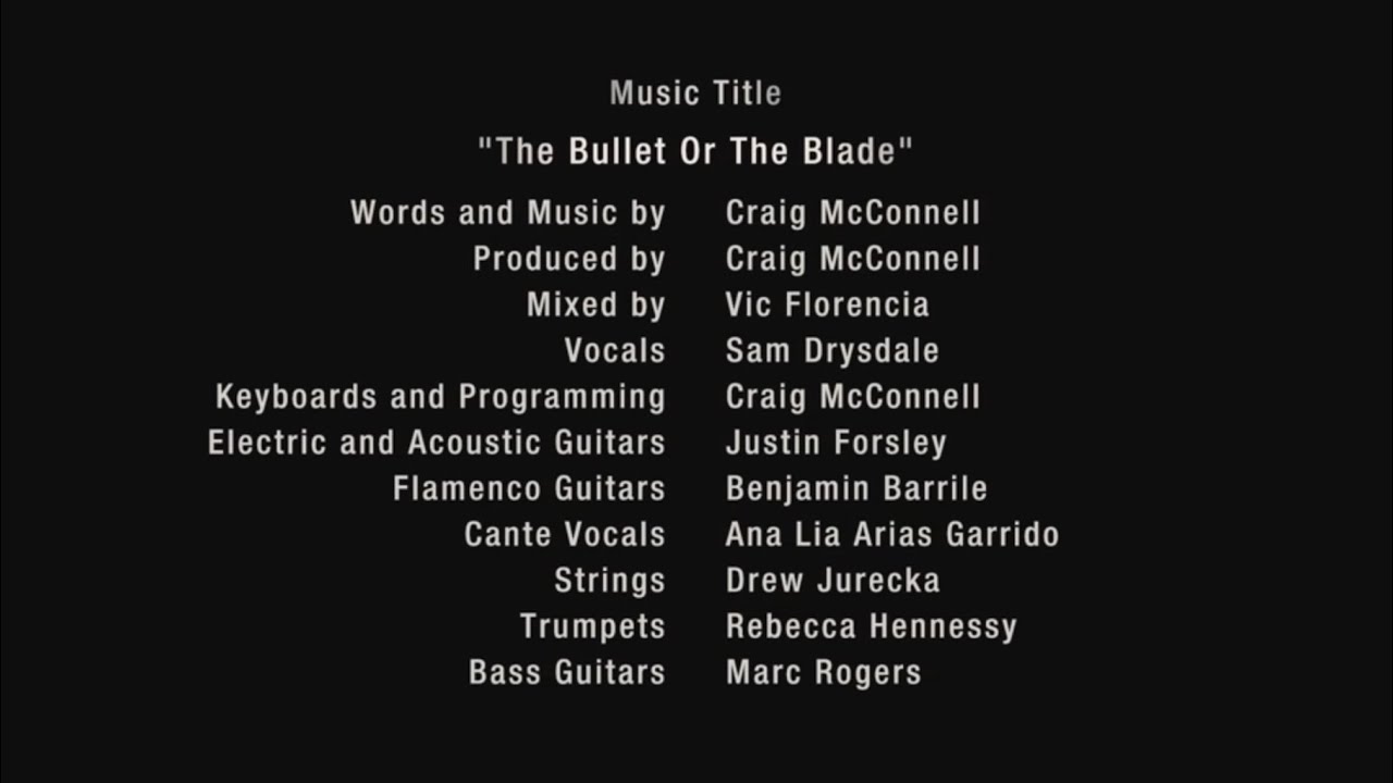 Resident Evil 4 End Credits Song "The Bullet Or The Blade - Sam ...