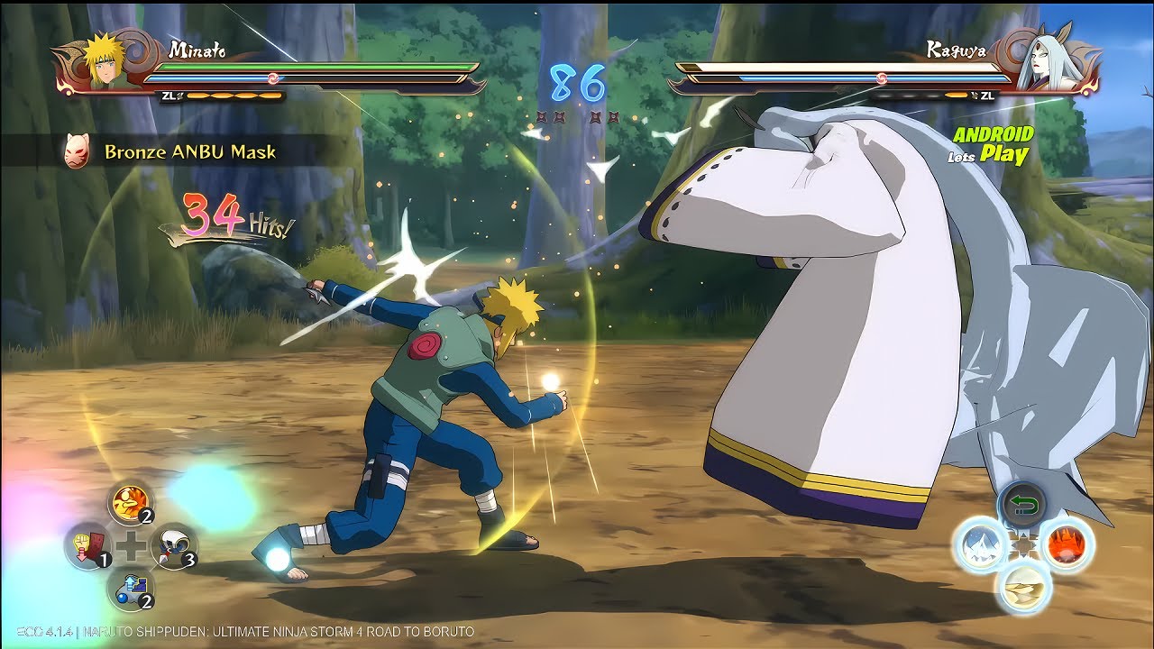 MINATO SUPER FAST MOVE NARUTO STORM 4 ANDROID - YouTube