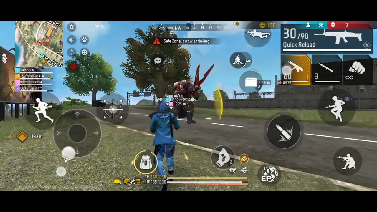 free fire starting - YouTube