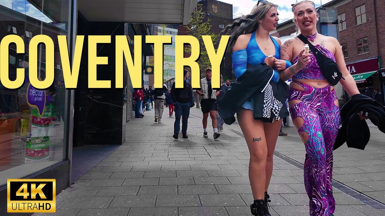 Coventry - City Tour 2024| Walking The Streets of Coventry | Central ...