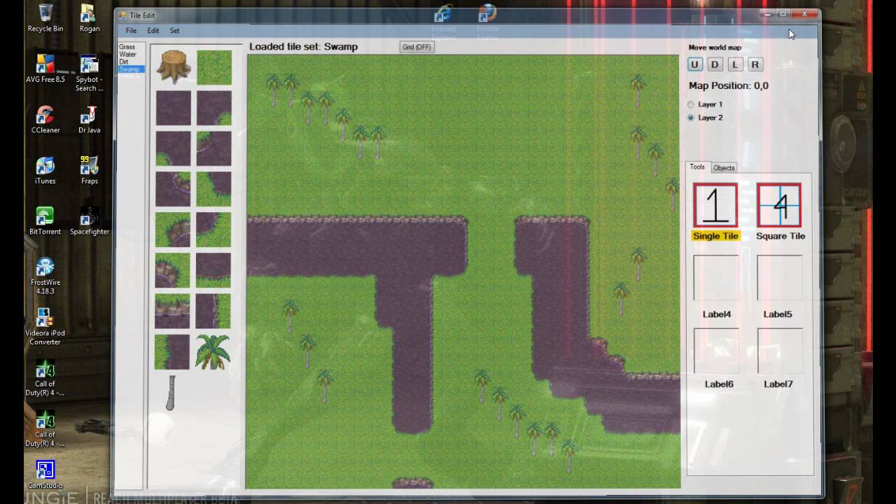 Visual Basic 2010 Tile Engine (update) - YouTube