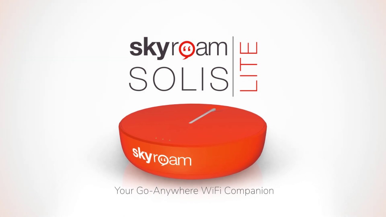 NEW: Skyroam Solis Lite WiFi 4G LTE WiFi Hotspot - YouTube