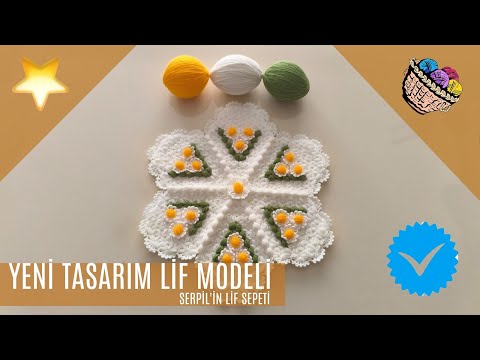 🌼 Yeni tasarim papatya lif modeli🌼 ( Model tasarim @zeynebin_lifleri_00 )