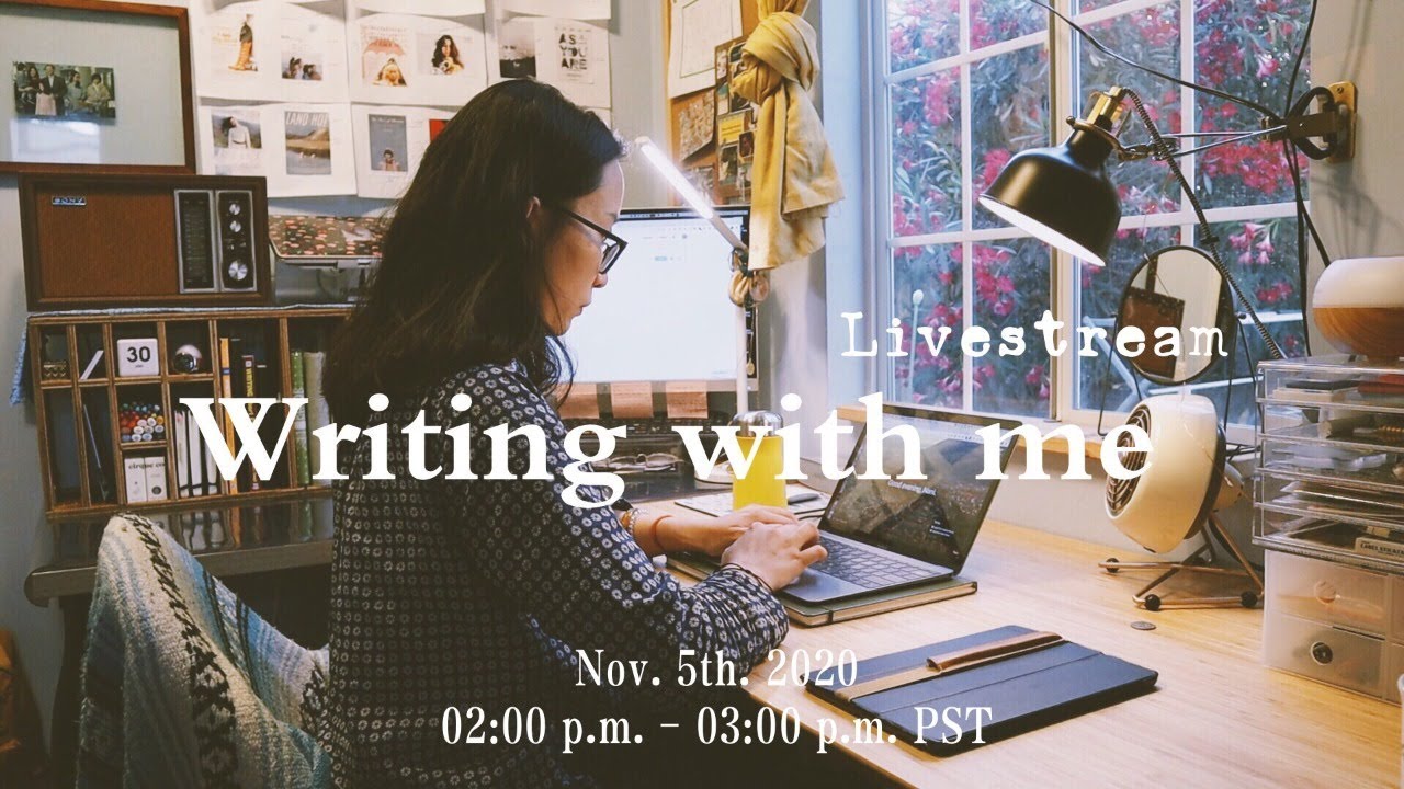 🔴【LiveStream】Writing with me | NaNoWriMo live session | Nov. 5th 02:00 ...