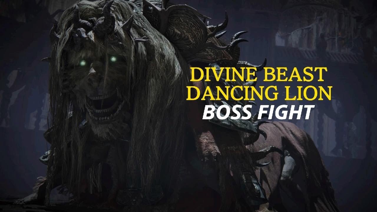 ELDEN RING : DLC DIVINE BEAST DANCING LION Boss Fight - YouTube