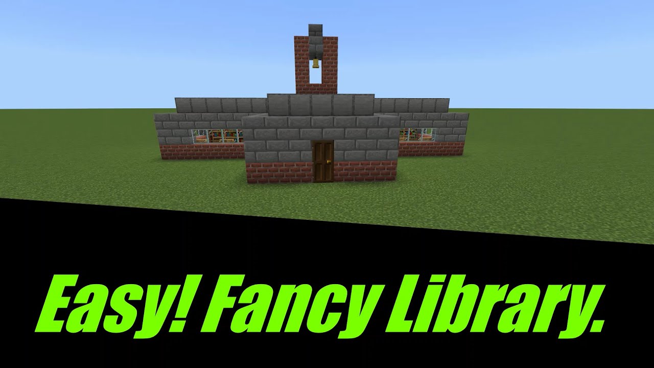 Easy! Fancy Library [Minecraft] - YouTube