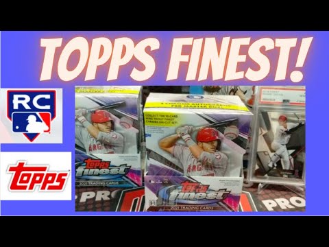 2021 Topps Finest Hobby Box 2 Autos Per Box ** Great Looking Cards ...