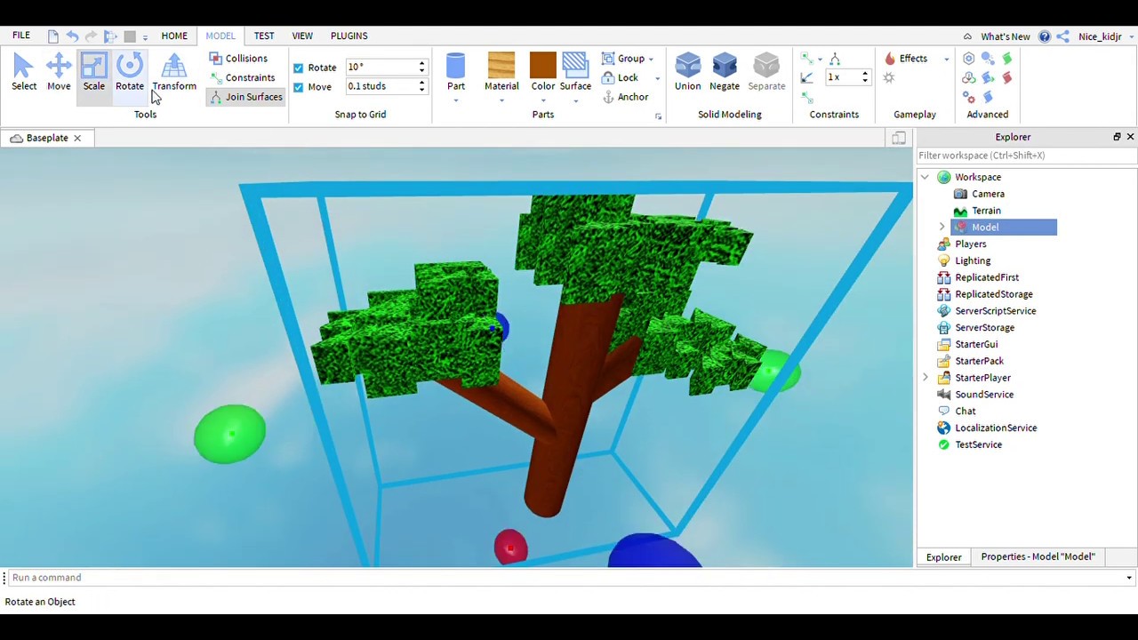 How To Make Your Own Tree Model Roblox|Nice Kid Ninja Group - YouTube
