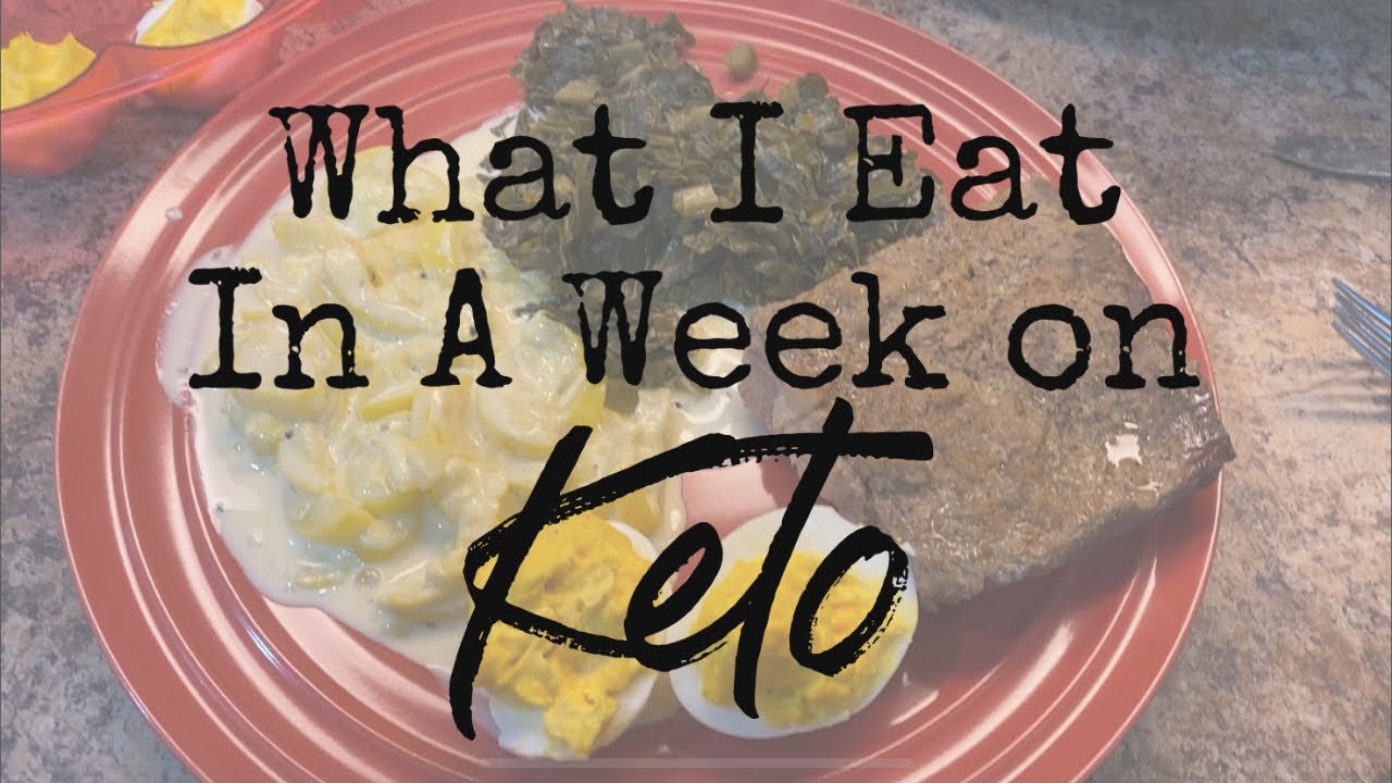 What I Eat In A Week On Keto | 4lbs Down - YouTube