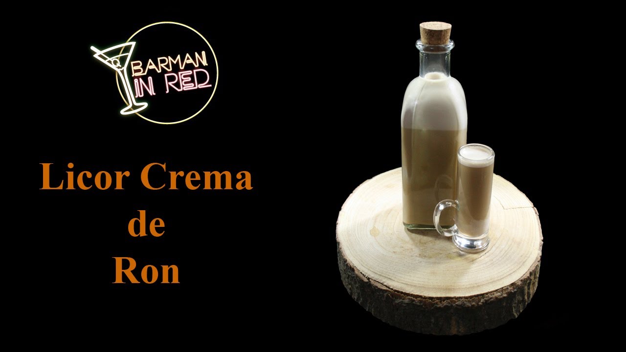 RECETA LICOR CREMA DE RON - YouTube