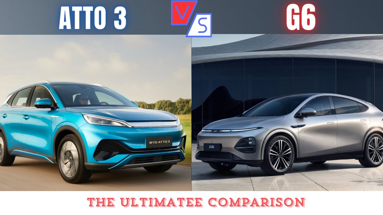 2024 BYD Atto 3 vs Xpeng G6 | In-Depth EV Comparison - YouTube