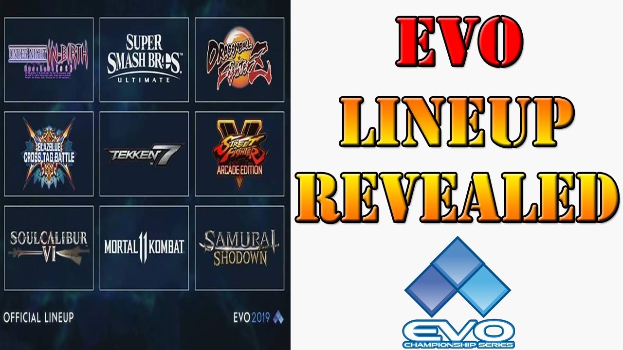 EVO 2019 Lineup announced! - Discussion & Drama? - YouTube