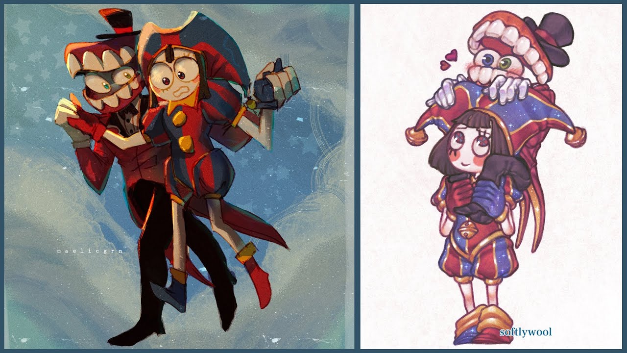 Caine and Pomni are LITTLE CUTIES!! (The Amazing Digital Circus Comic ...