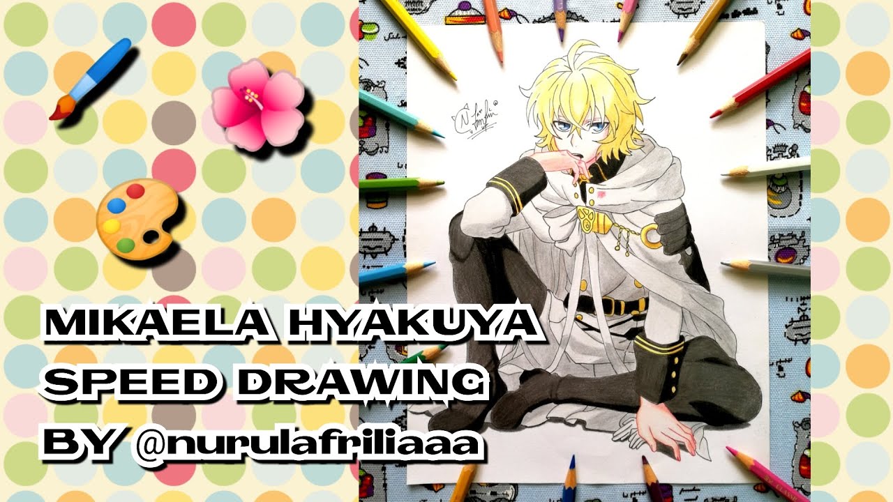 Mikaela Hyakuya (Owari no Seraph) Speed Drawing by @nurulafriliaaa ...
