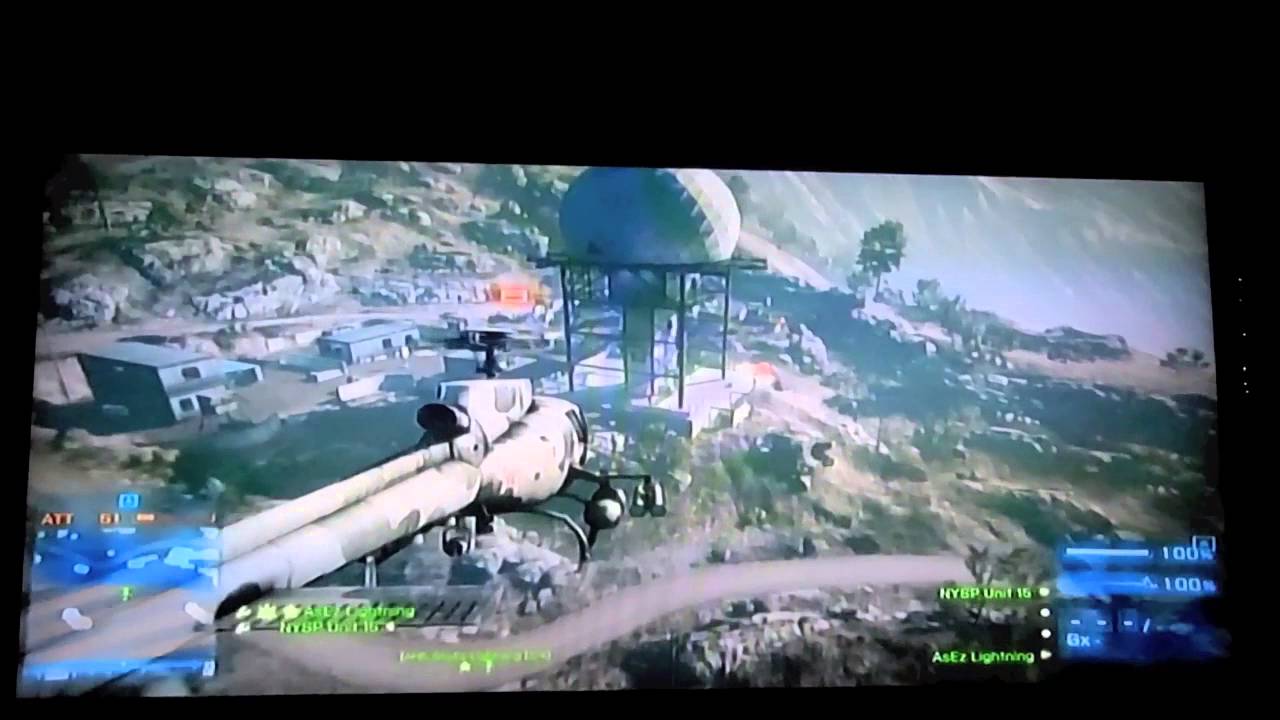 Battlefield 3: Scout Helicopter montage with GET SMACKED NUB - YouTube