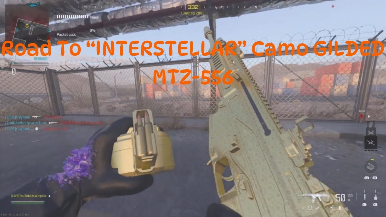 Road To “INTERSTELLAR” Camo GILDED MTZ-556 (Call of Duty Modern Warfare ...