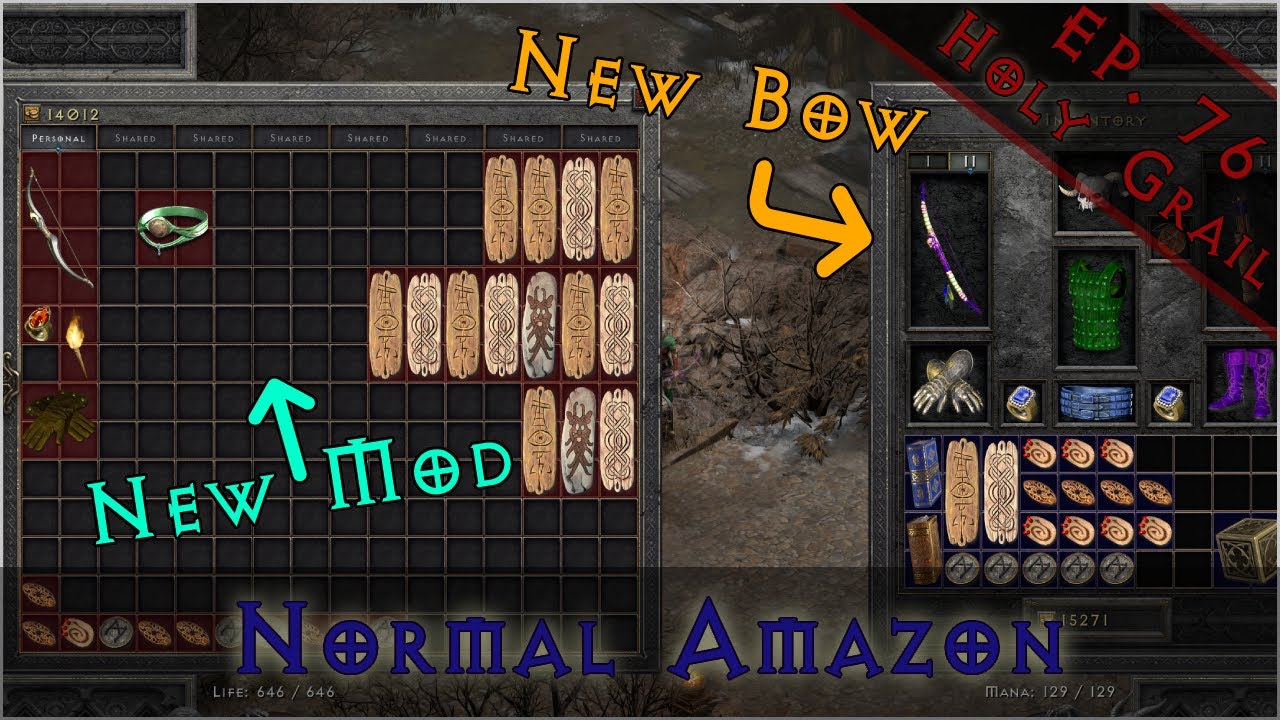 This Mod Is a Huge QOL Upgrade | Amazon (P8) - D2R Holy Grail | Ep. 76 ...