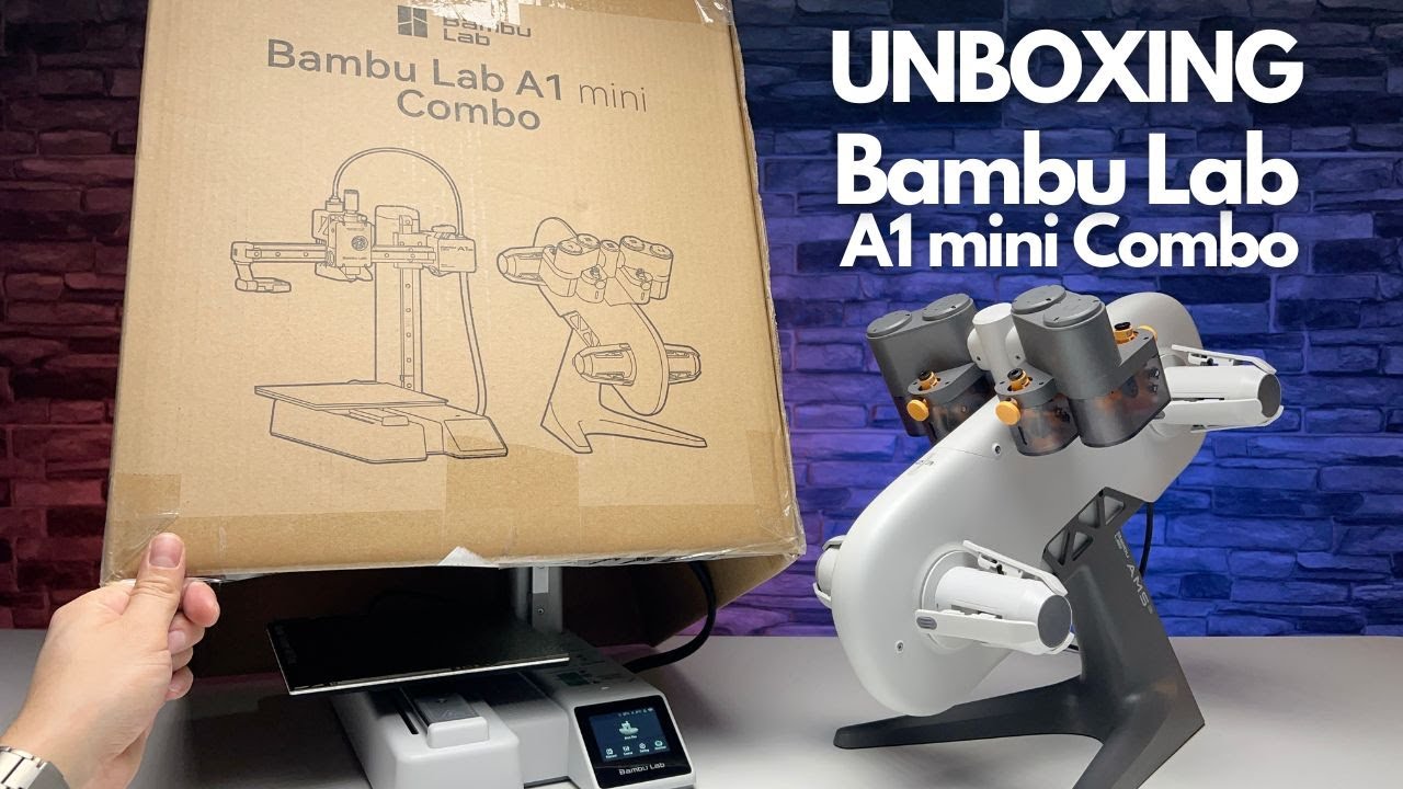 Unboxing a sestavení Bambu Lab A1 Mini Combo: Revoluce v Multibarevném ...